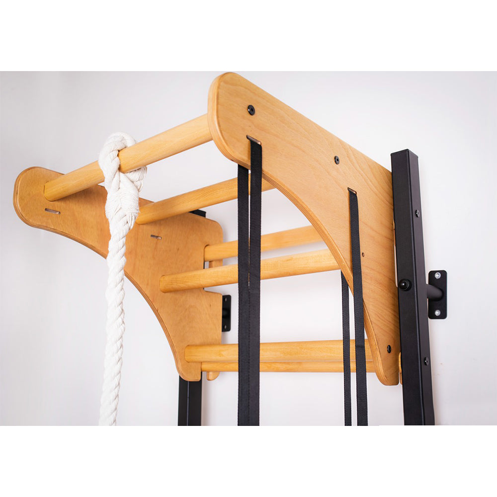 BenchK PB076 Wooden pull up bar in oak – benchk.shop